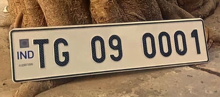 Telangana Hyderabad - Fancy Number Plates Sold for 30 Lakhs