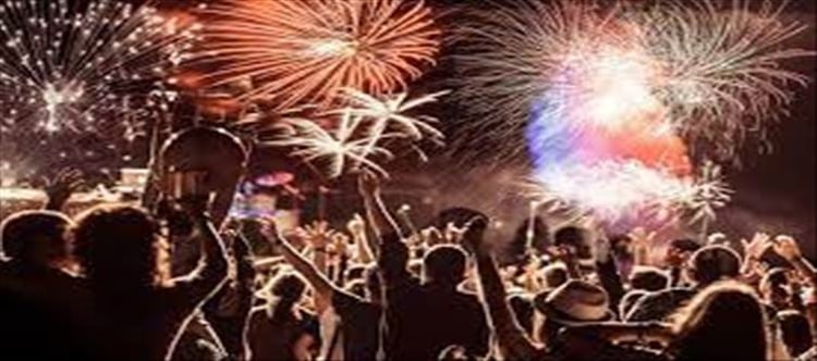 Which Nation celebrates New Year first and who s last?