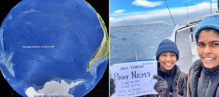 Women Naval officers reach Point Nemo - Why it s called gra