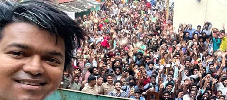 Actor Vijay Inviting Trolls with Disgusting Clean Shave Look