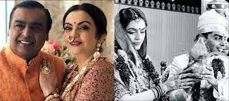 Nita-Mukesh Ambani hand-in-hand gold casting...