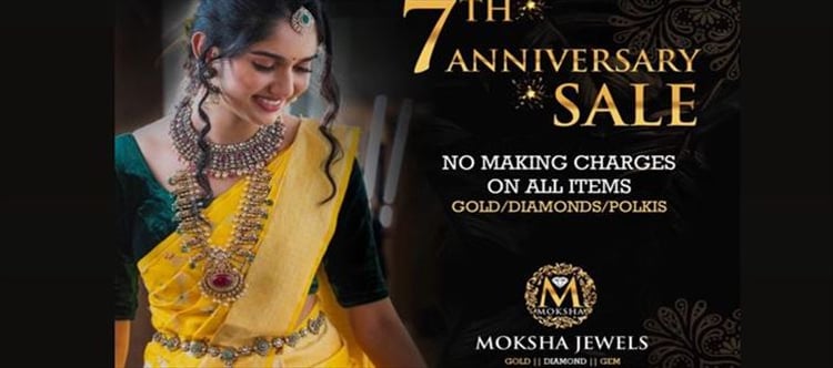 Moksha jewels celebrating 7th Anniversary