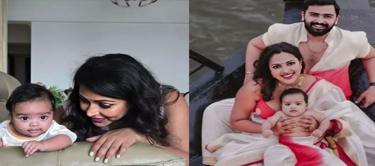 Amala Paul loves spending time with her son