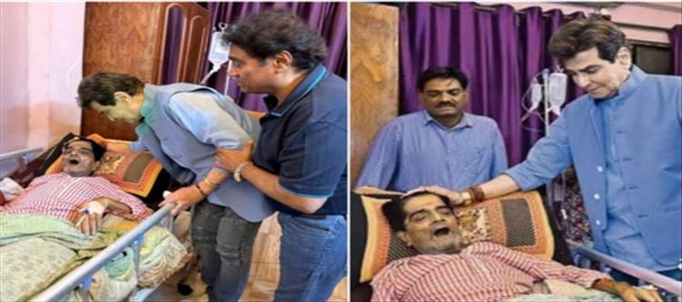 Jeetendra came to meet Junior Mehmood who was battling canc