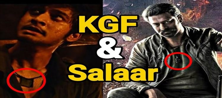 Salaar and KGF scenes coincide with each other..