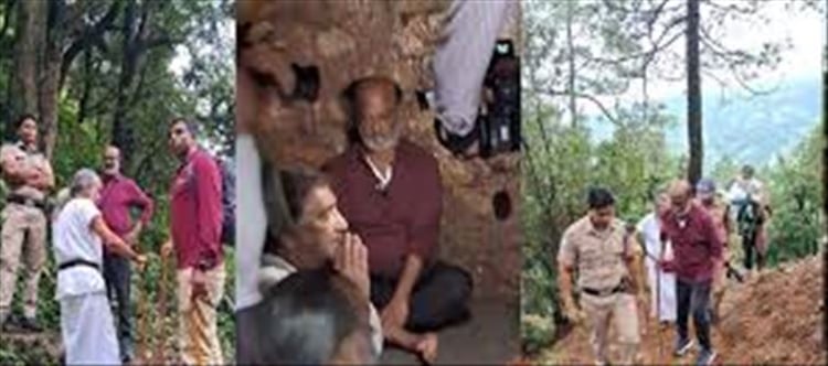 Superstar visited the Baba cave in Uttarakhand..