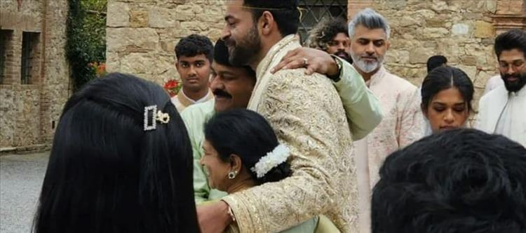 Varun Tej s dad and sister Niharika dance in baraat