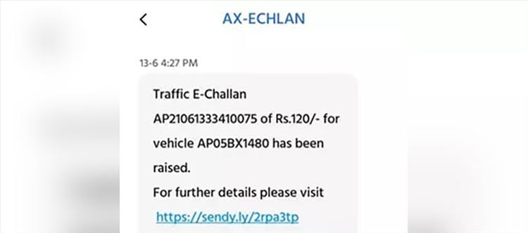 Beware of Fake e-challan Scam - Telangana Hyderabad Police