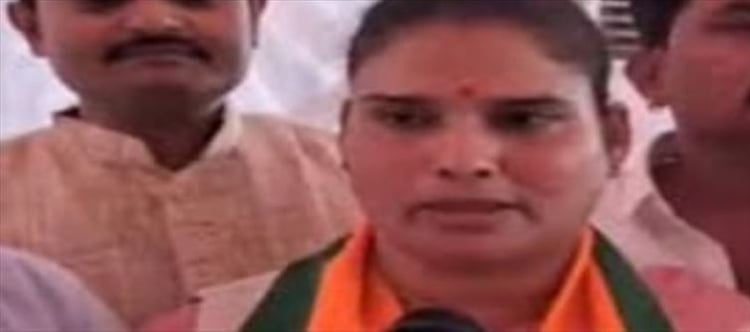 Bina MLA Nirmala who left Congress