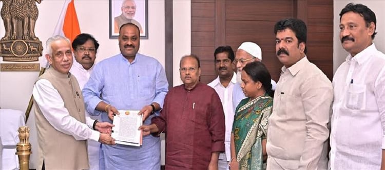 TDP leaders met AP Governor Abdul Nazeer..