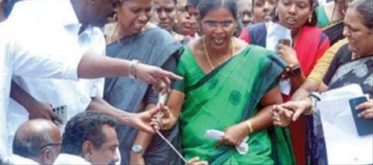 Tense DMK leadership .. Tenkasi South District Secretary dr