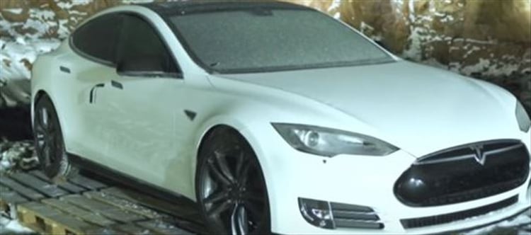 Elon Musk s Expensive Tesla Car- Shot and destroyed