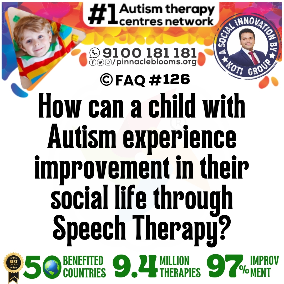 How can a child with Autism experience improvement in their