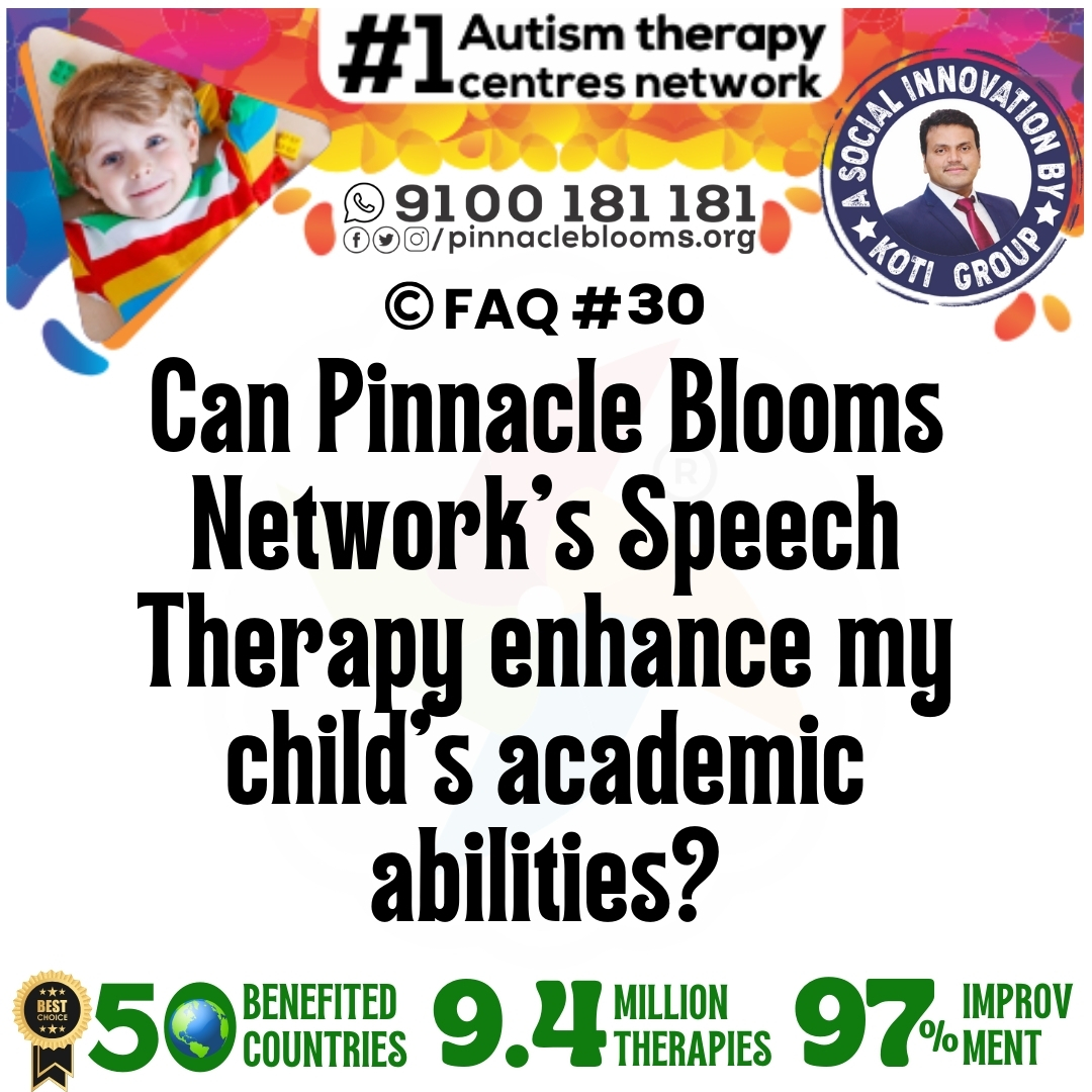 Can Pinnacle Blooms Network s Speech Therapy enhance my chi