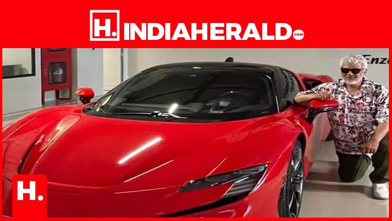 Ajith Kumar becomes proud owner of swanky red Ferrari in Du