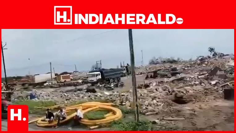 57 acres of Enchroached land by Waqf Demolished and Cleared