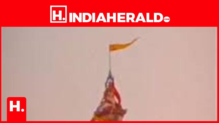 An eagle snatched the flag in the Puri Jagannath Temple..