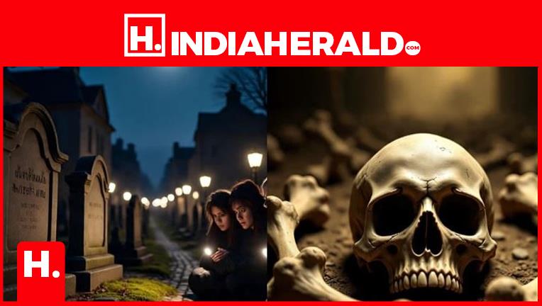 Bones are disappearing from graves, human skulls are being