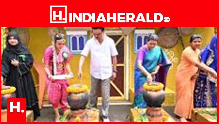 Chief Minister M.K. Stalin Celebrates Pongal with Secretari