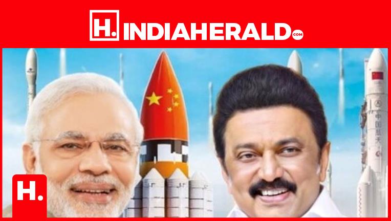 Chinese Flag on TN s ISRO Ad - BJP Lashes out Ruling DMK