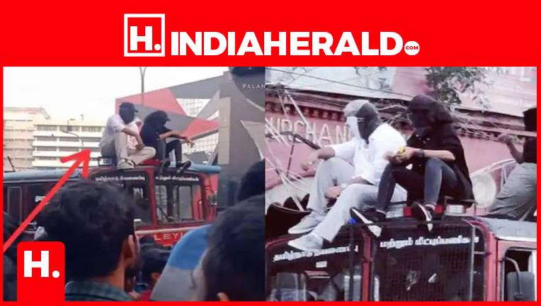 Crowds of people thronged to see Ajith in shooting spot..