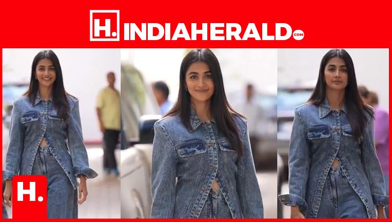 Denim Diva on Fire: Pooja Hegde’s Midriff-Baring Co-ord Loo