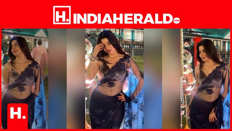 Divya Bharathi Drops Jaw-Dropping Sheer Saree Look – Curves
