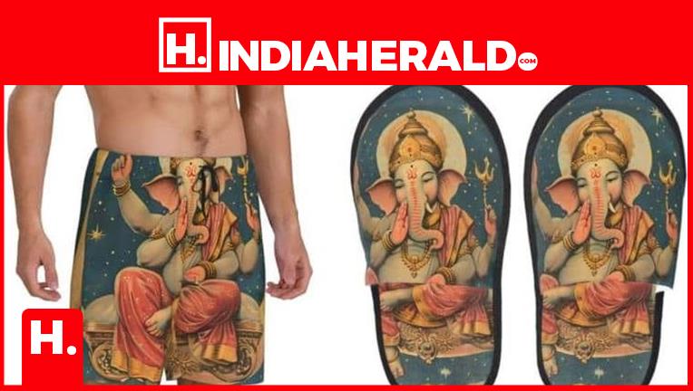 Ganesha Printed Underwear Slippers On Walmart Site Hindu