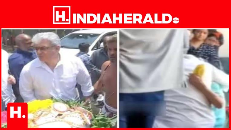 Heartbreaking.. Ajith hugged his crying mother...