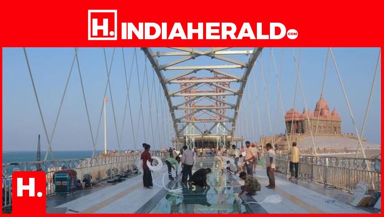 India s first glass bridge within the sea opens at Kanyakum