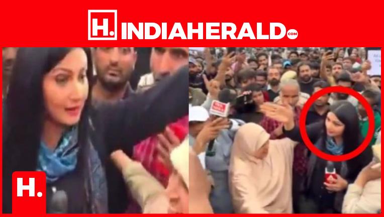 Journalist Chitra Tripathi heckled by Islamists while repor