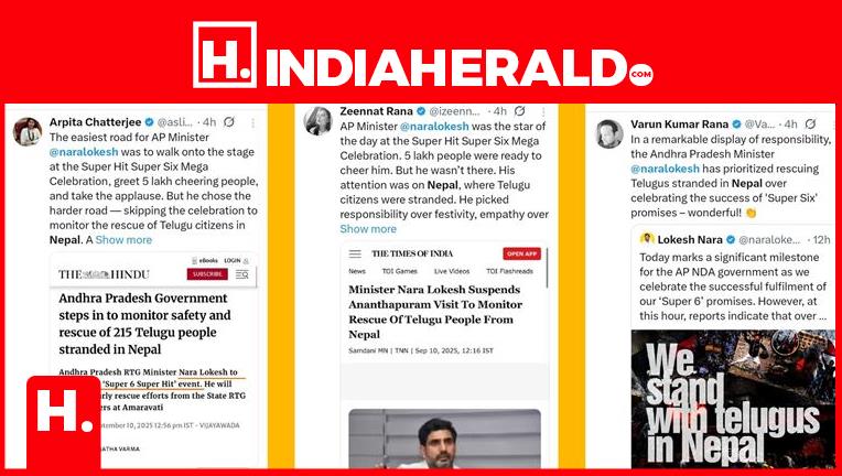 PR Stunt on Nepal’s Tragedy — This Is How Nara Lokesh Gover