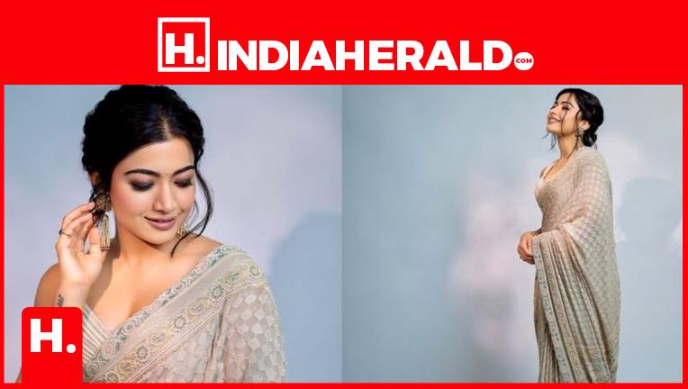 Rashmika Mandanna turns heads with her Divine Allure in Sar
