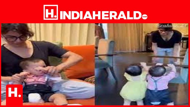 Sam s dance to RRR song with famous singer s babies..