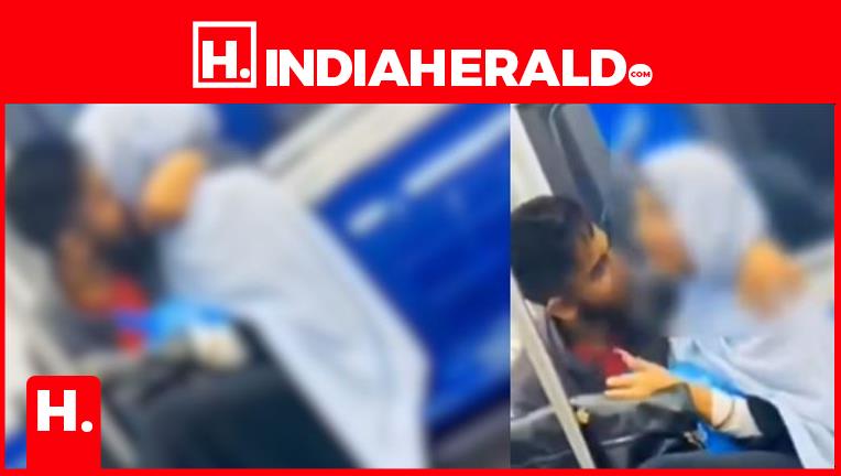 Serial KISSER - Muslim couple does THIS inside Metro and Sp