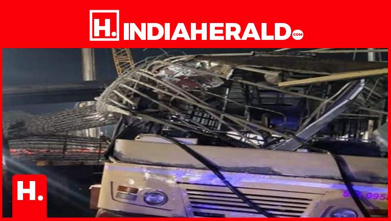 Terrible Incident during Chennai Metro work.. ? Crane overt