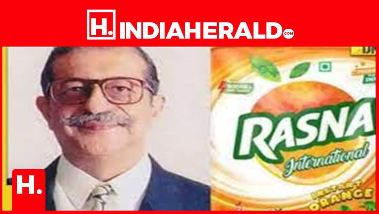 The founder of popular Rasna soft drink passed away...