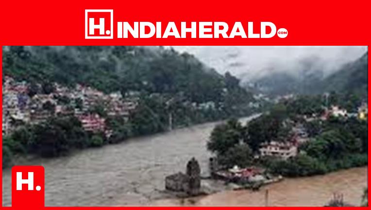 Two tourists were washed away in the Ganga at Rishikesh...