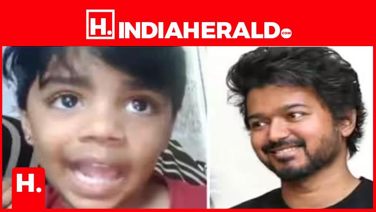 Vijay will leave cinema.. Kid s emotional video..