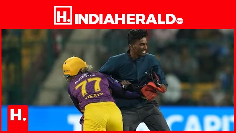 WPL 2024 - Alyssa Healy tackles pitch invader