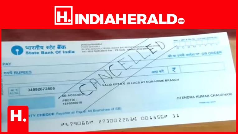 Giving a canceled cheque..? Here are some highlights..