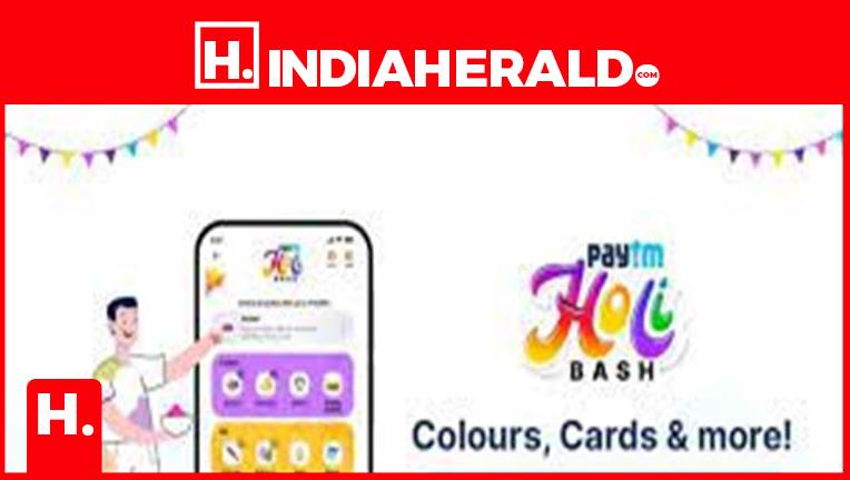 Unique Holi cashback deal was launched by Paytm