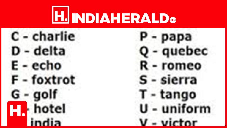 What Is The Phonetic Alphabet A To Z?
