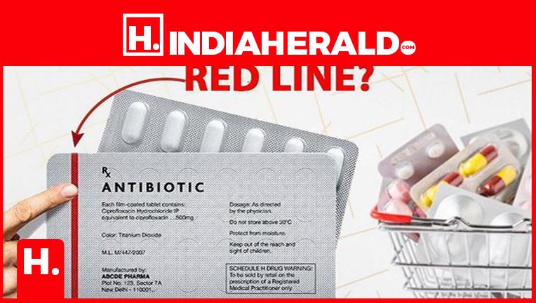 What does the red line on the tablet card mean