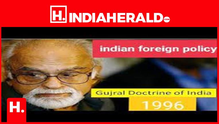 What does Indian foreign policy s Gujral Doctrine entail?