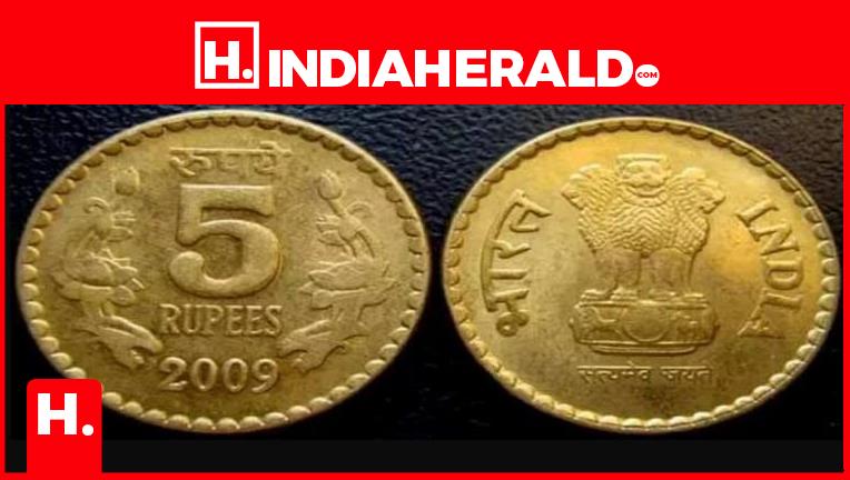 Is this the reason to change the metal of old Rs.5 coins..?