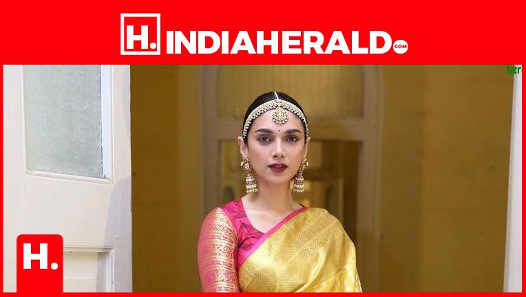 Aditi Rao is an Ethereal Beauty as she was dressed in Tradi