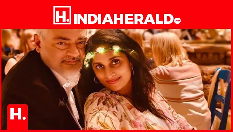 Ajith Kumar, With Wife Shalini And Children, Arrives In New