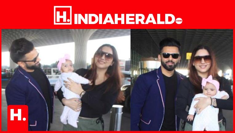 Disha Parmar and Rahul Vaidya revealed the face of little a