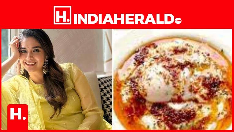 Eeww... Keerthy Eats THIS Non-Veg Food...